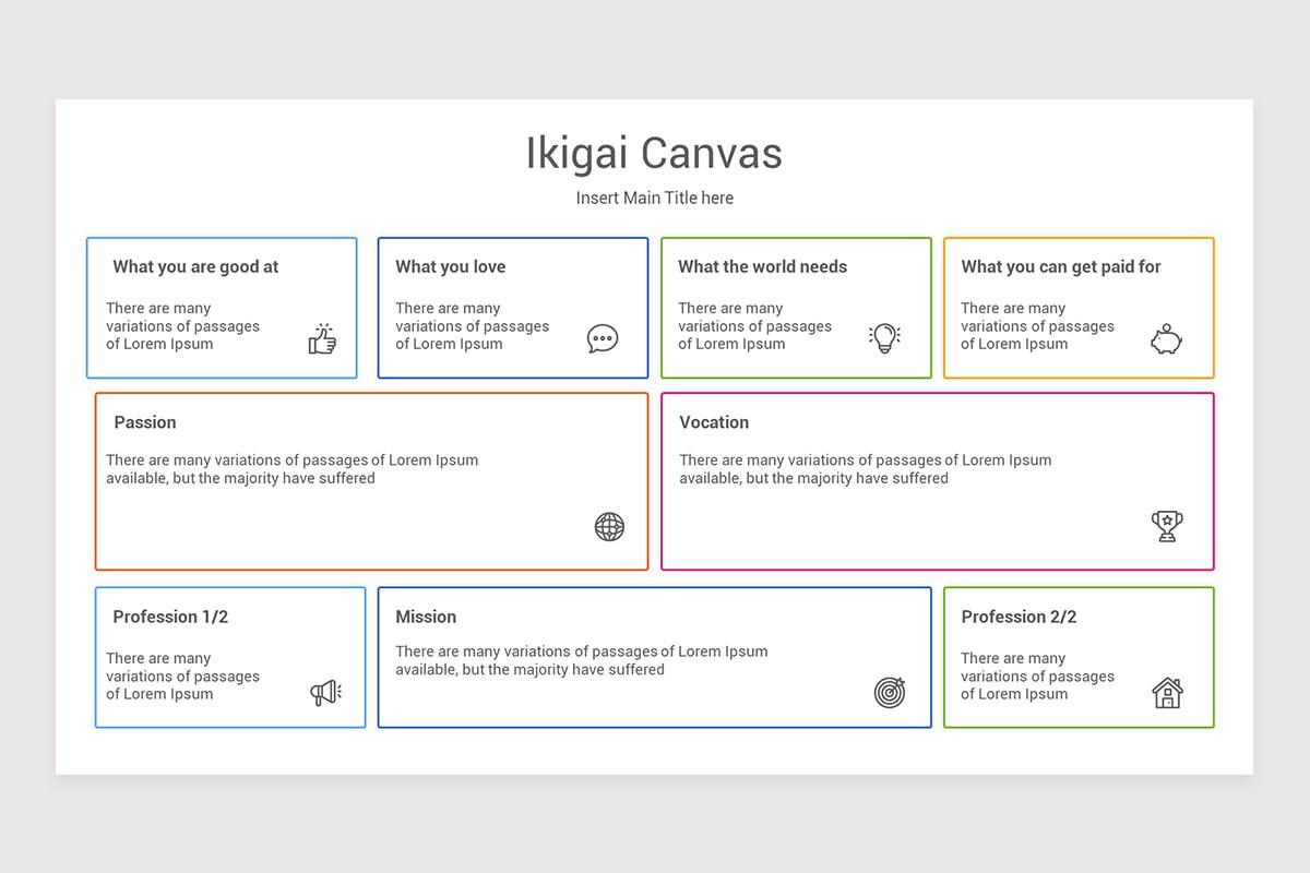 Ikigai Method Google Slide Template | Nulivo Market